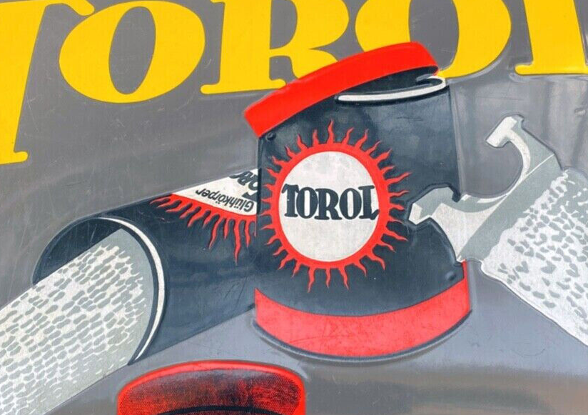 - TOROL: Seltenes 20er-Jahre-Emailschild in sehr gutem Zustand ...