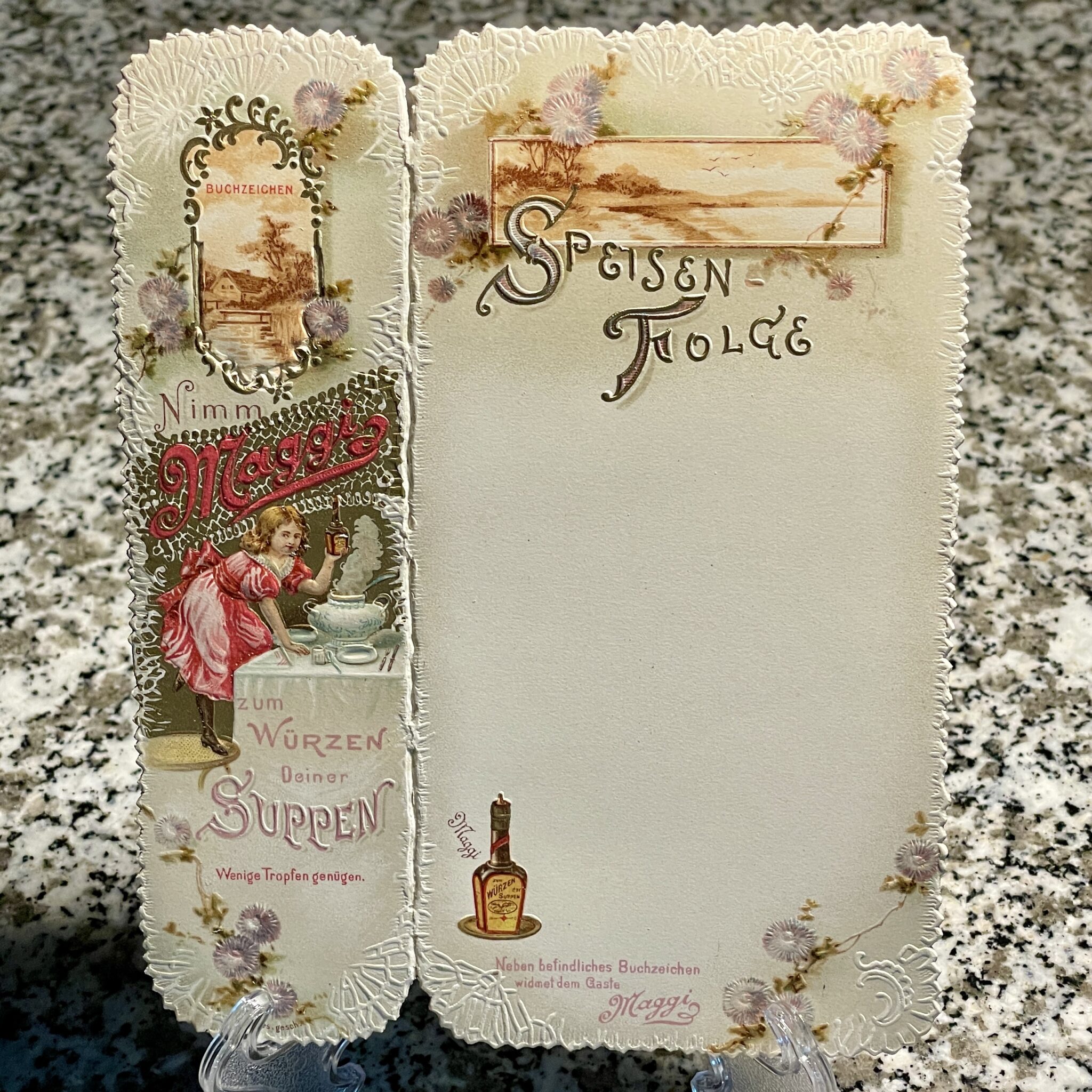 Alte Reklame - Julius Maggi und die Würze, die die Welt eroberte ...